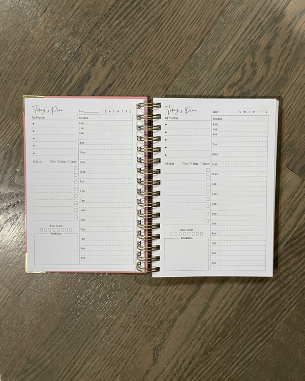 Anytime Daily Planner Hard Cover 2D (No Hair) - Inspire by Tyler LLC